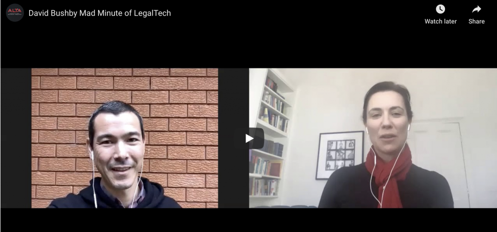Mad Minute with David Bushby, InCounsel - ALTA